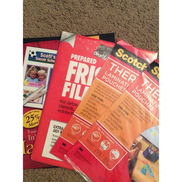 Office | Laminating Pouches Frisket Film And Ink Jet Magnetic Sheets B28 | Poshmark